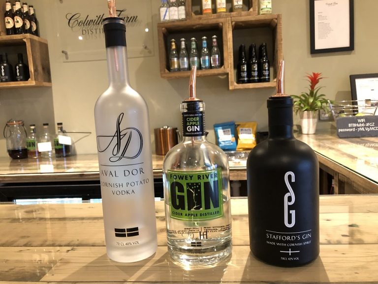 Gin tasting & distillery tours at Colwith Farm Distillery Cornwall